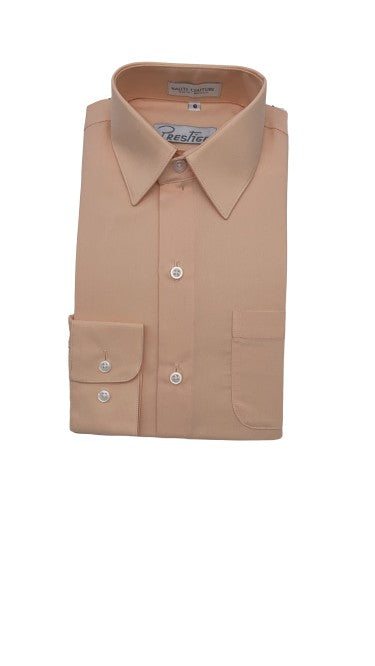Camisa Lisa de Niño Mod 101 Melón – Camisas Prestige